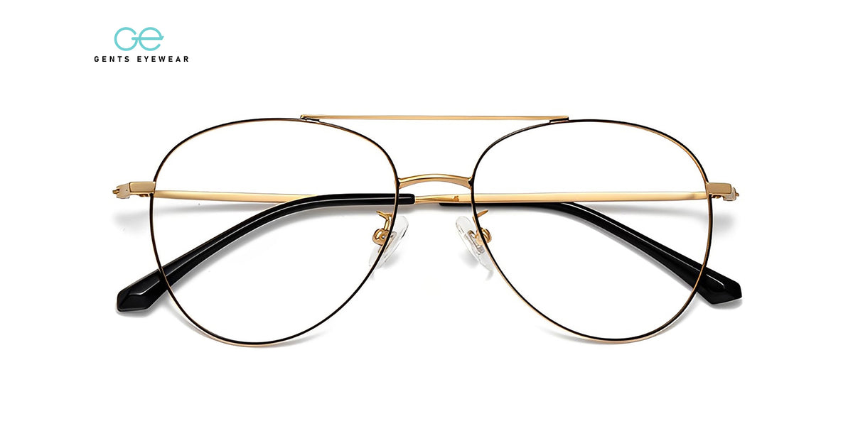 Golden Aviator Jane Eyeglasses – Gentseyewear