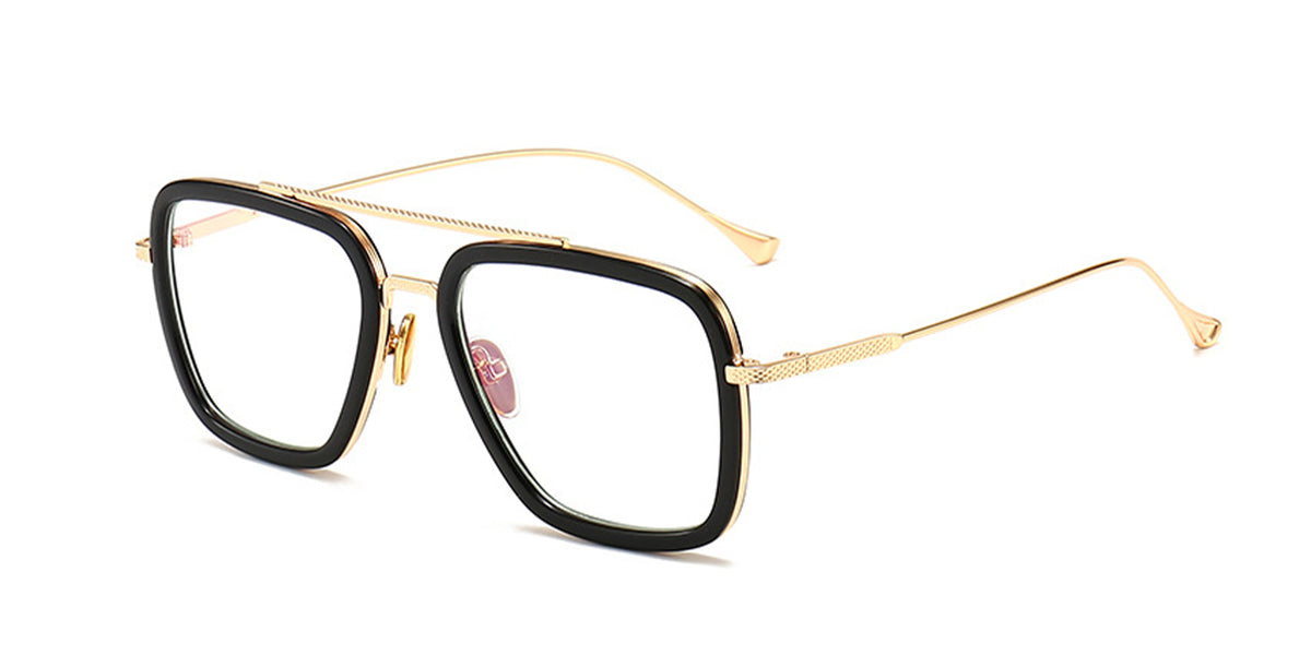 Black Aviator Marshall Eyeglasses – Gentseyewear